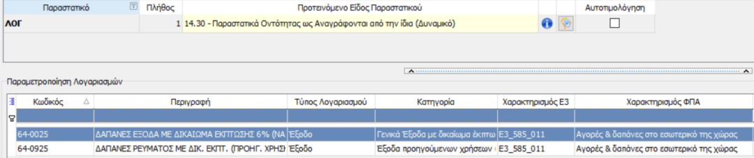 Έξοδα προηγούμενης χρήσης (Απλογραφικά) - Epsilon Net Λογιστική