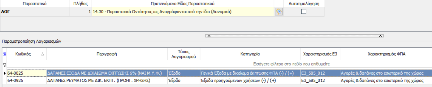 Έξοδα προηγούμενης χρήσης (Απλογραφικά) - Epsilon Net Λογιστική