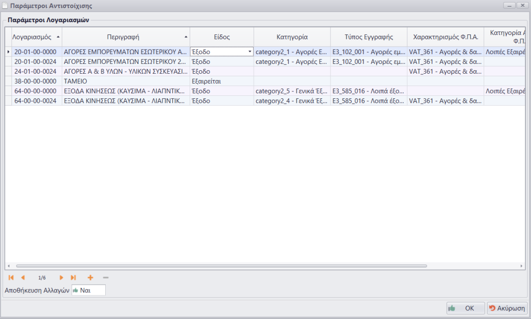 Αυτόματη Αντιστοίχιση στο myData - Pylon Accounting Knowledge base