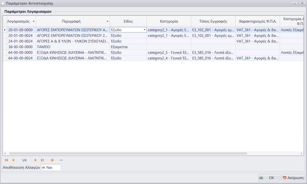 Αυτόματη Αντιστοίχιση στο myData - Pylon Accounting Knowledge base